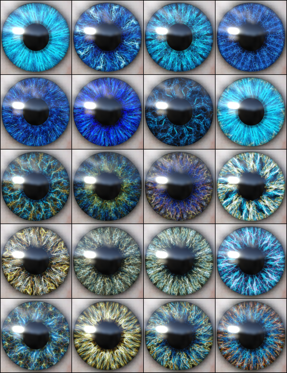 MMX Fantasy Eyes for Genesis 3 and 8 | Daz 3D