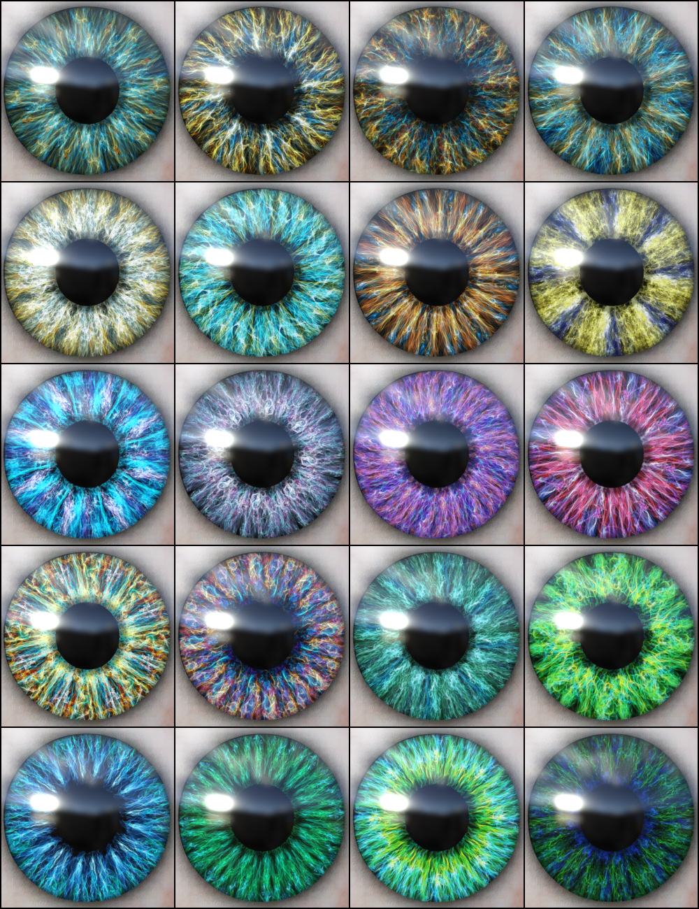 MMX Fantasy Eyes for Genesis 3 and 8 | Daz 3D