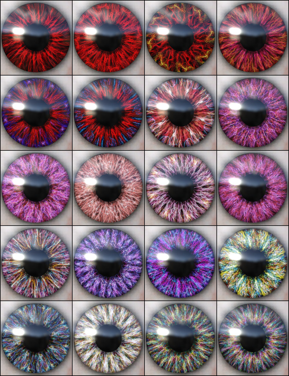 MMX Fantasy Eyes for Genesis 3 and 8 | Daz 3D