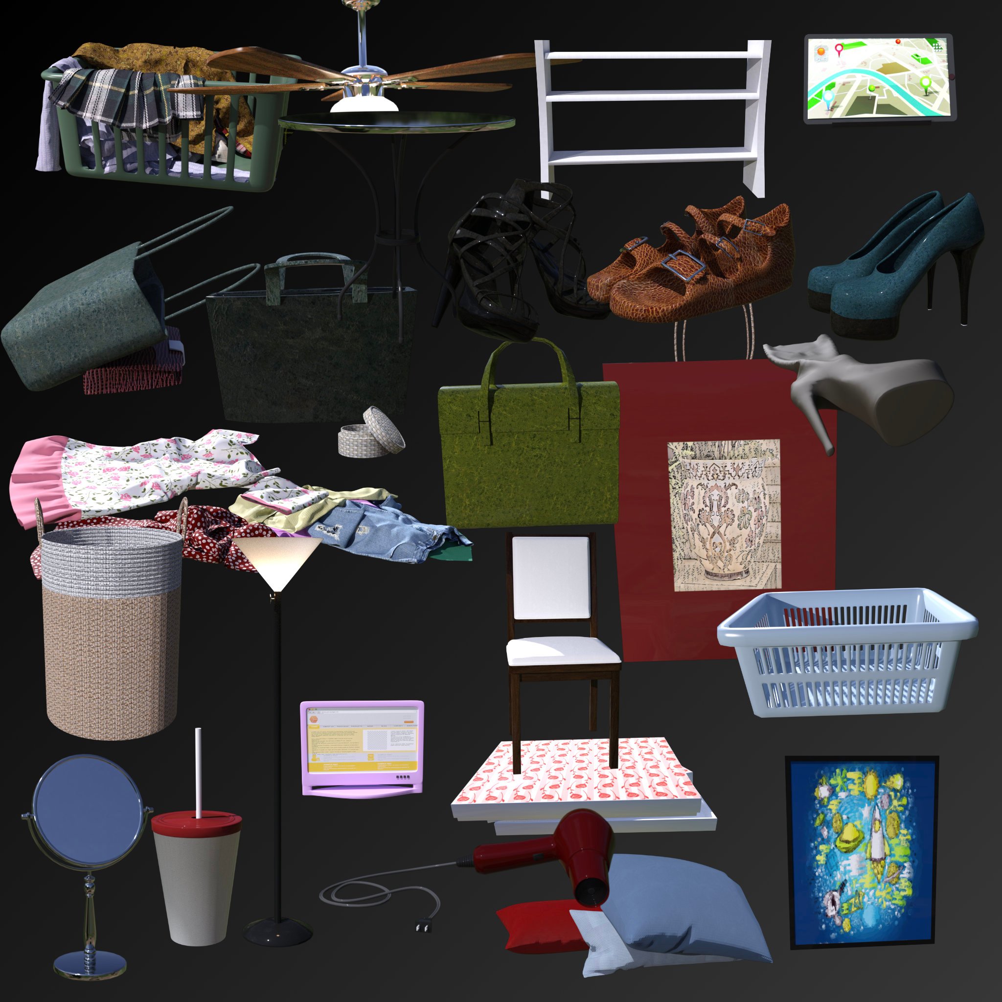 FG Messy Room | Daz 3D