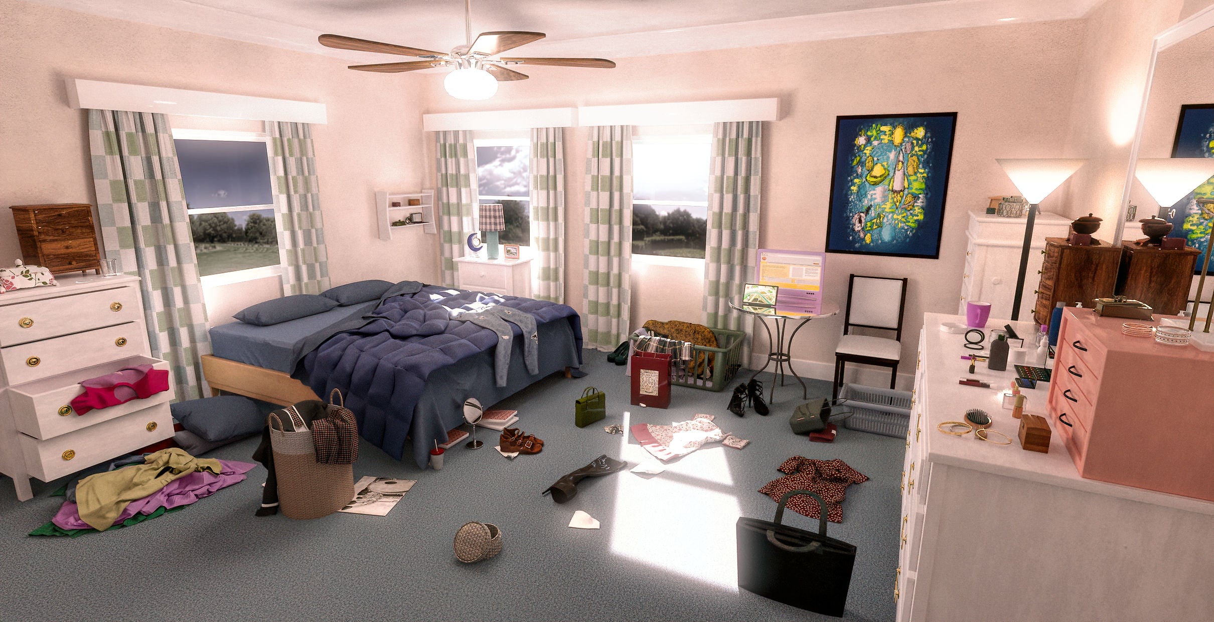 FG Messy Room | Daz 3D