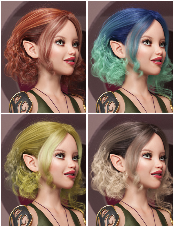 Texture Expansion for Bendine Hair | Daz 3D