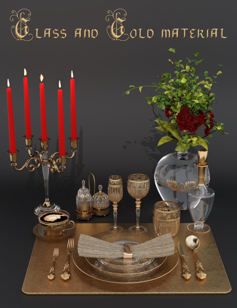 Gala Tableware | Daz 3D
