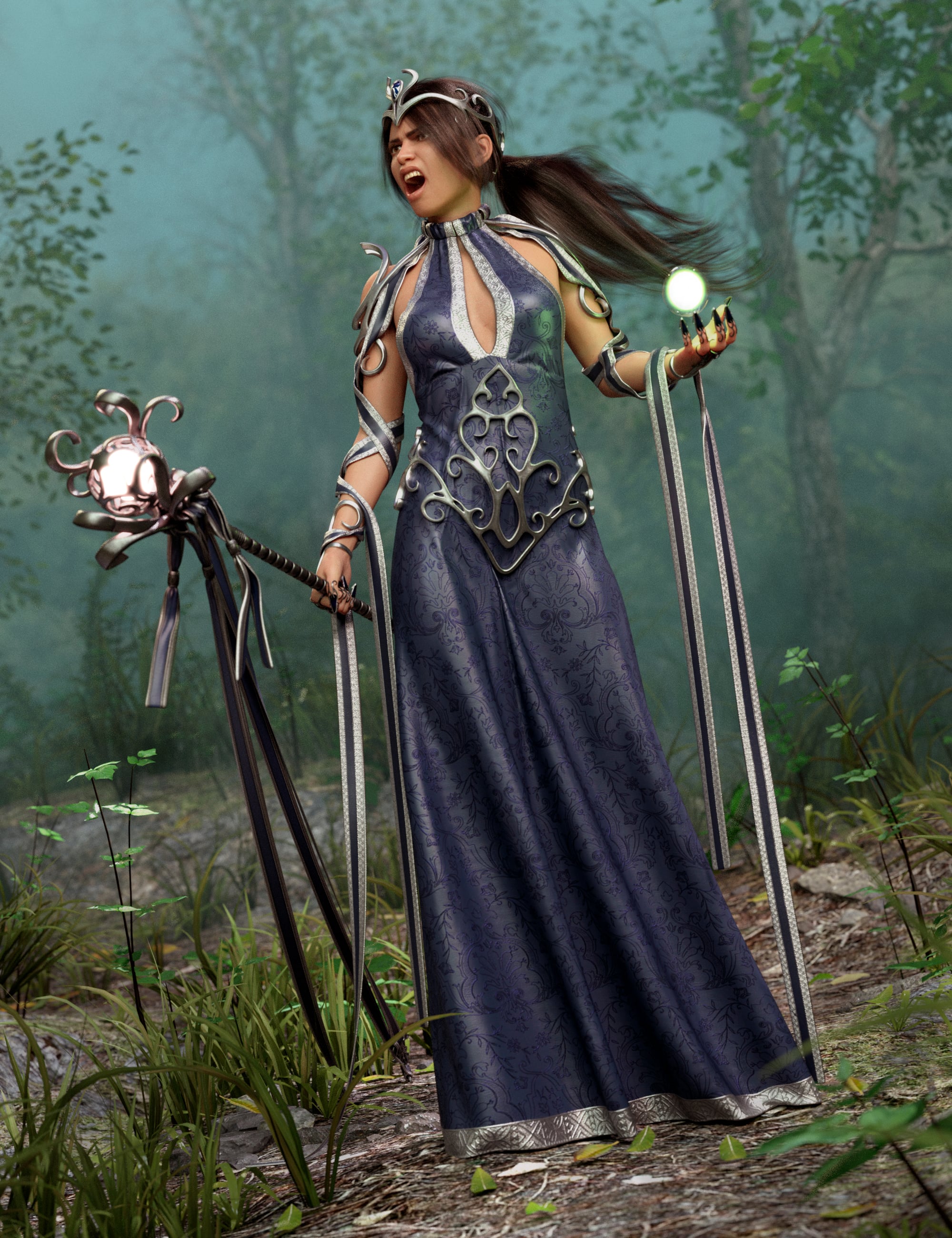 Enchanted Queen Poses and Props for Genesis 8 Female(s) | Daz 3D