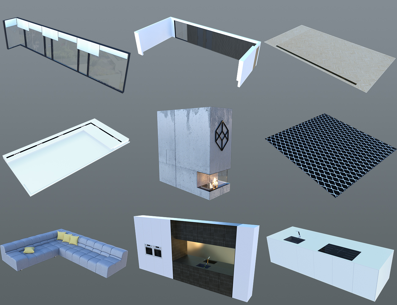 Luxury Apartment | Daz 3D
