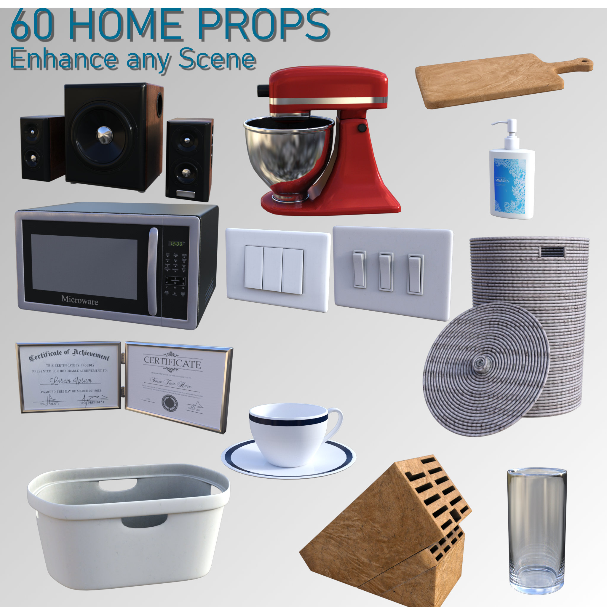 FG Home Props | Daz 3D