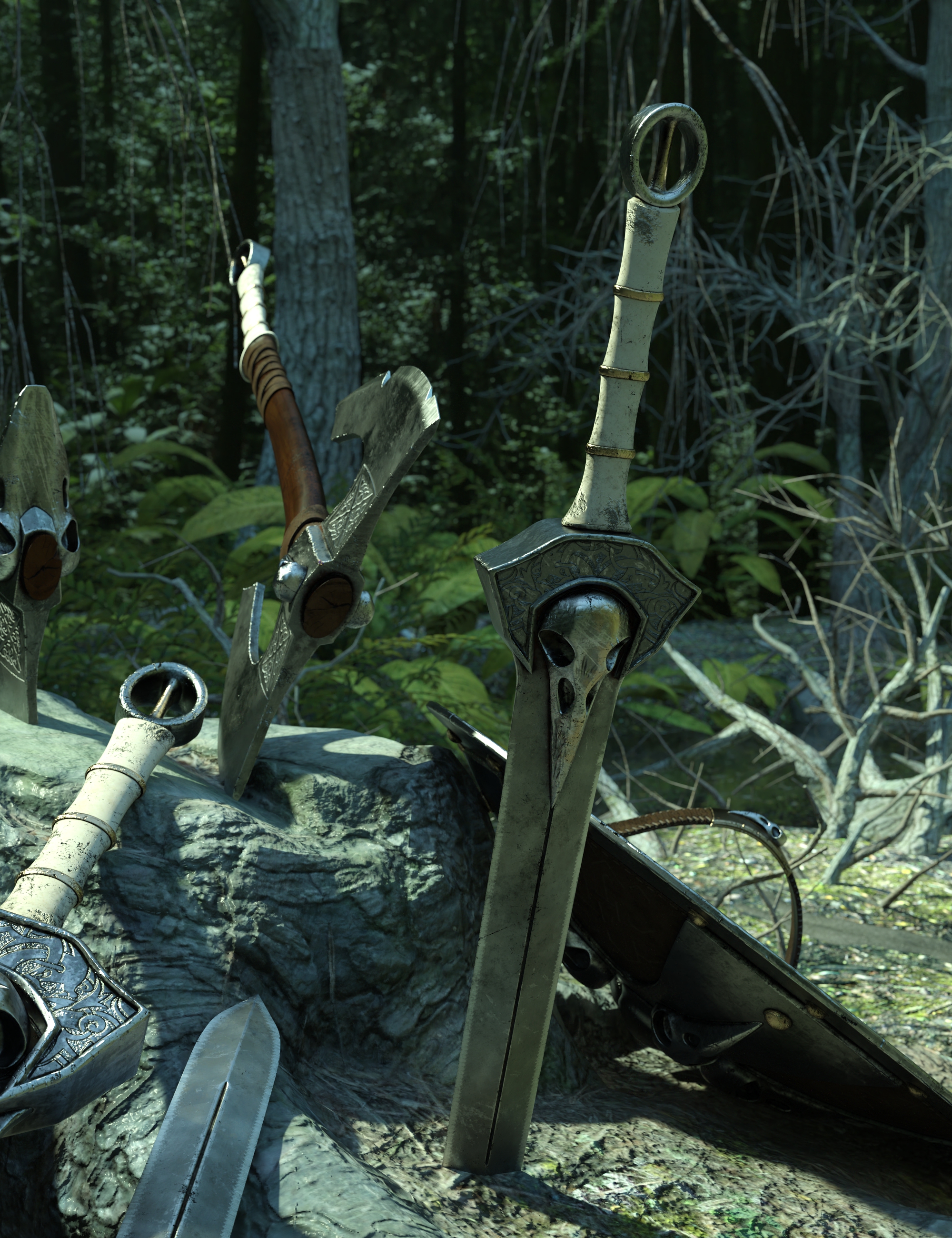 Briton Weapons Collection | Daz 3D