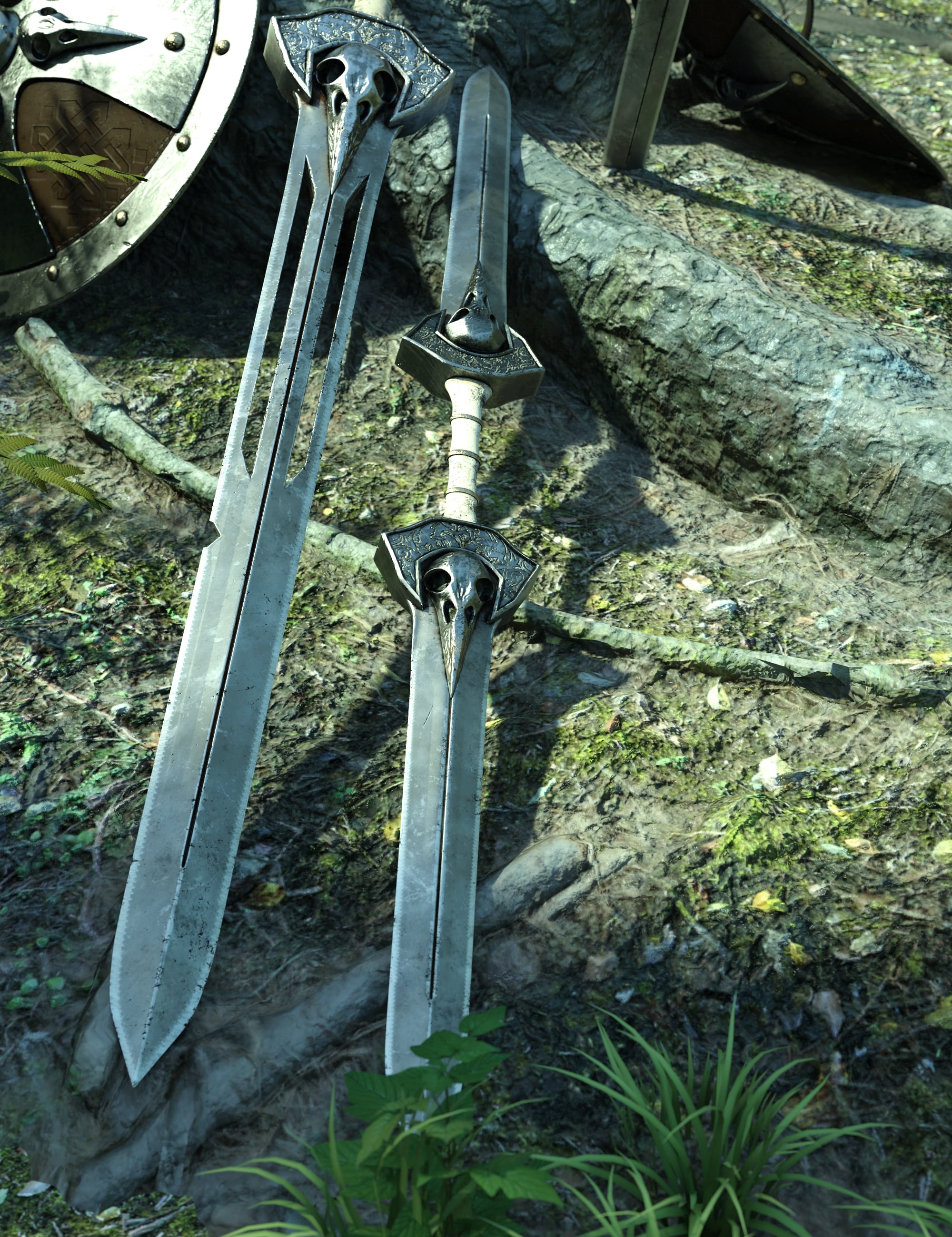 Briton Weapons Collection | Daz 3D