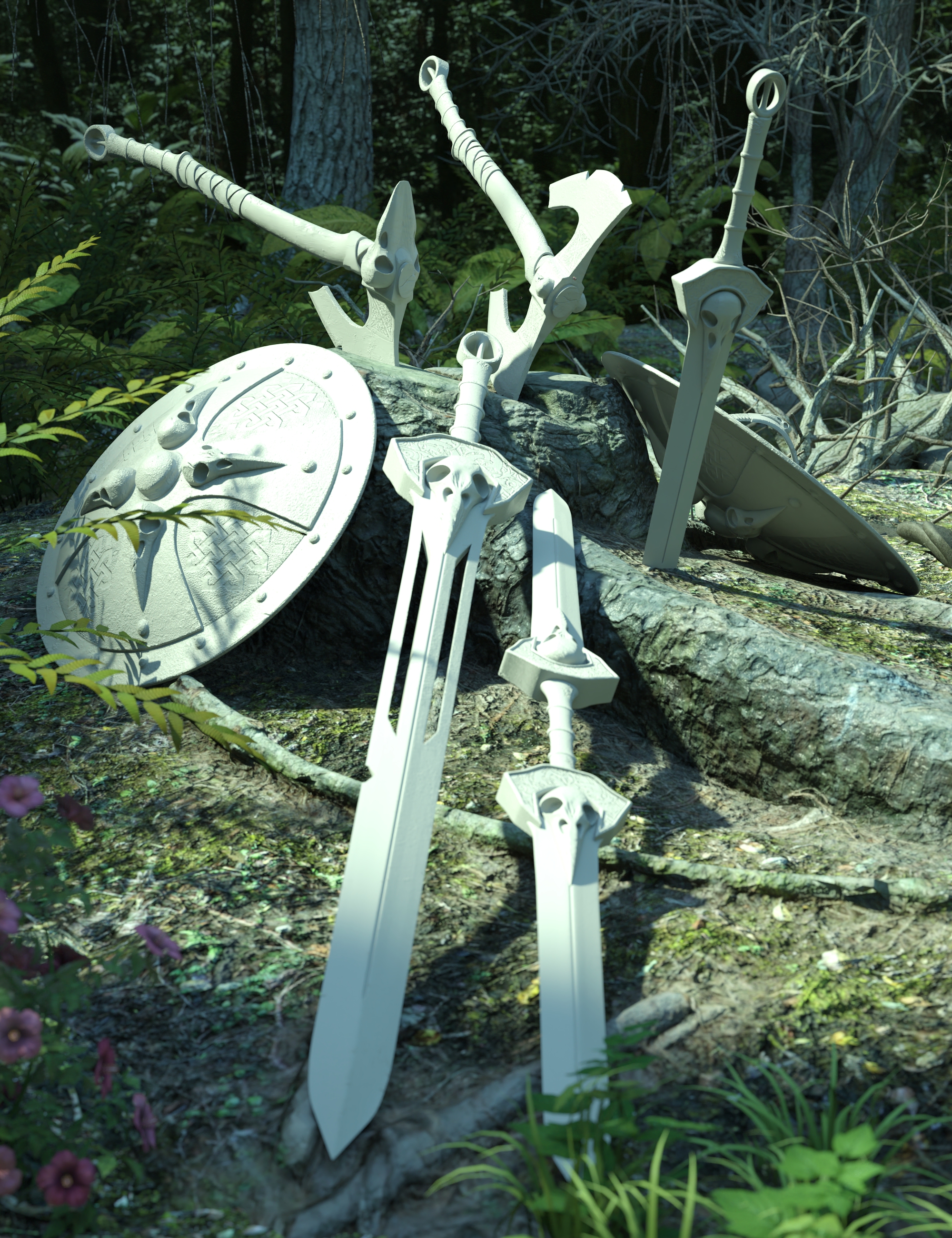 Briton Weapons Collection | Daz 3D