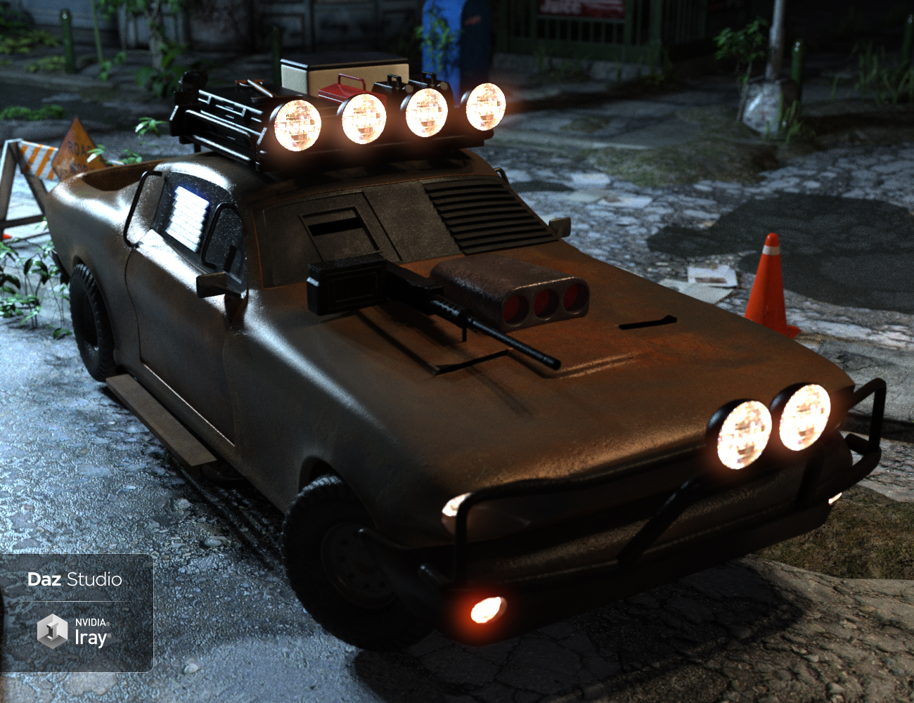 Doomsday Vehicle | Daz 3D