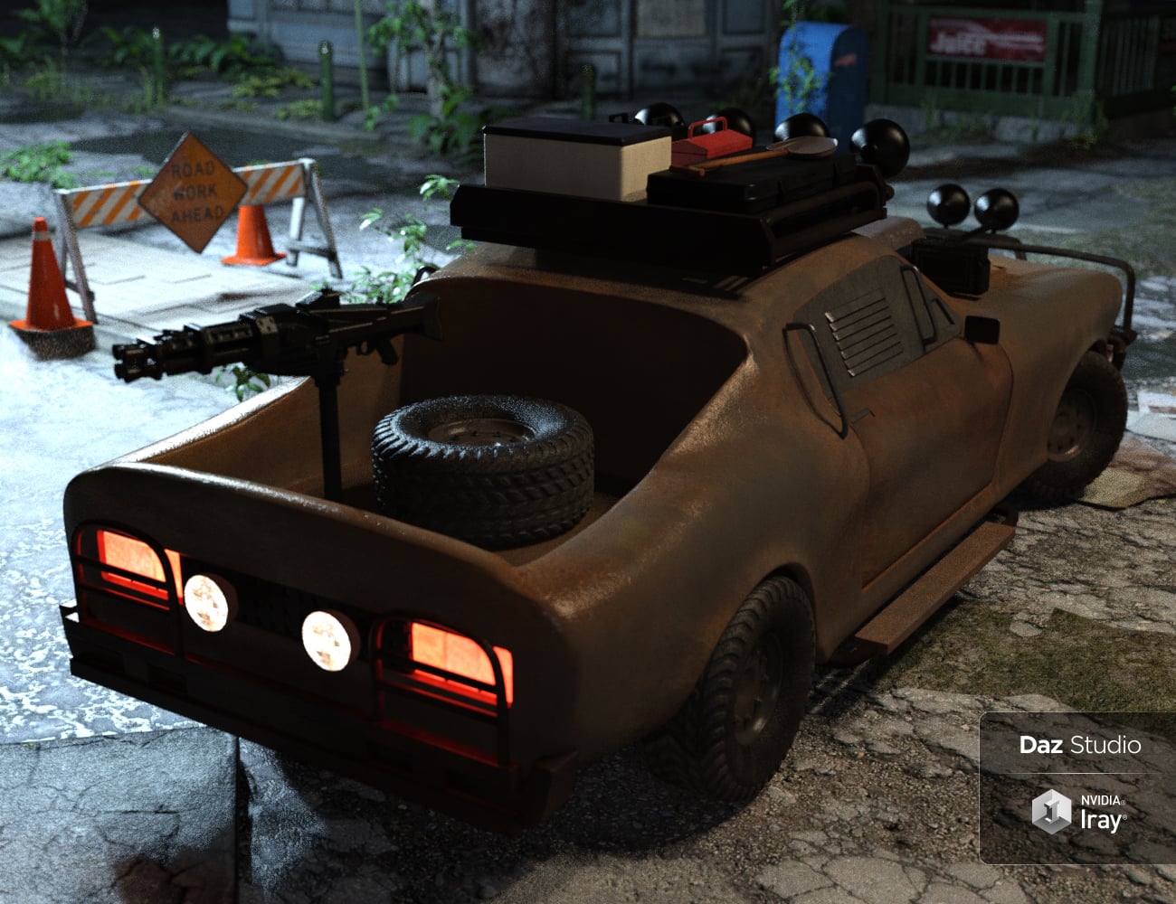 Doomsday Vehicle | Daz 3D