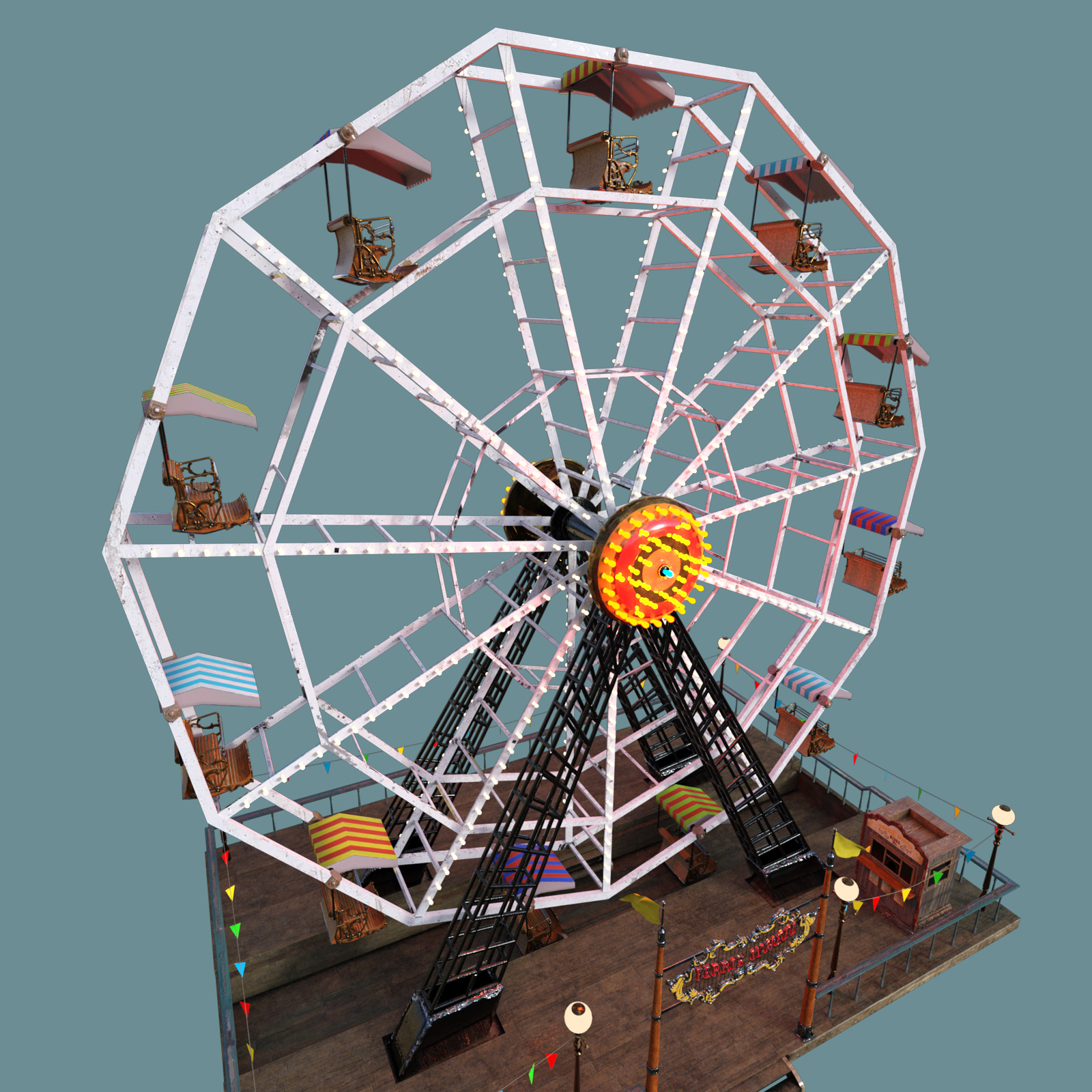 Ferris Wheel | Daz 3D