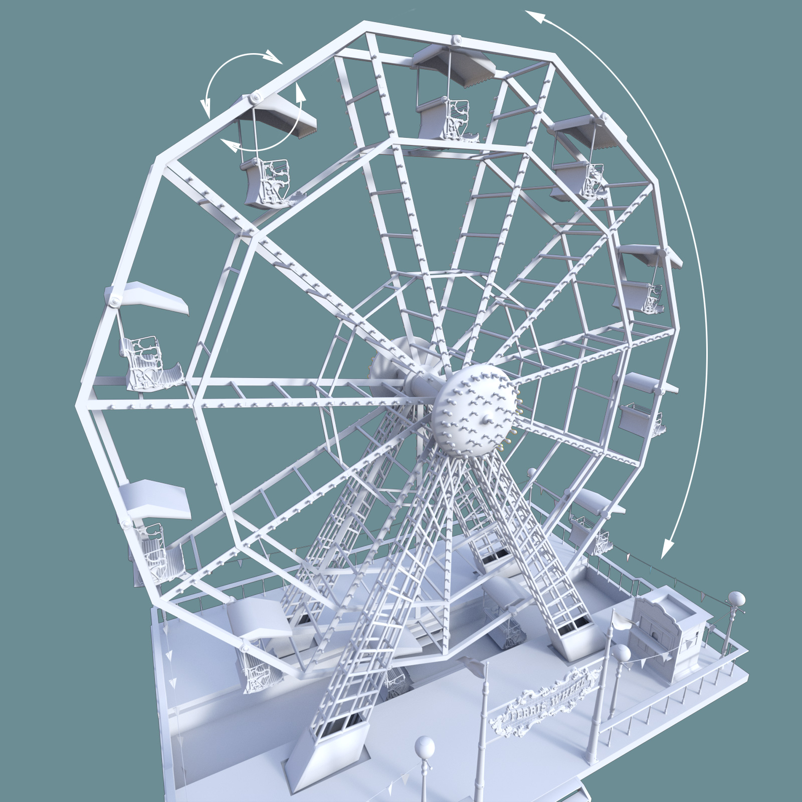 Ferris Wheel | Daz 3D