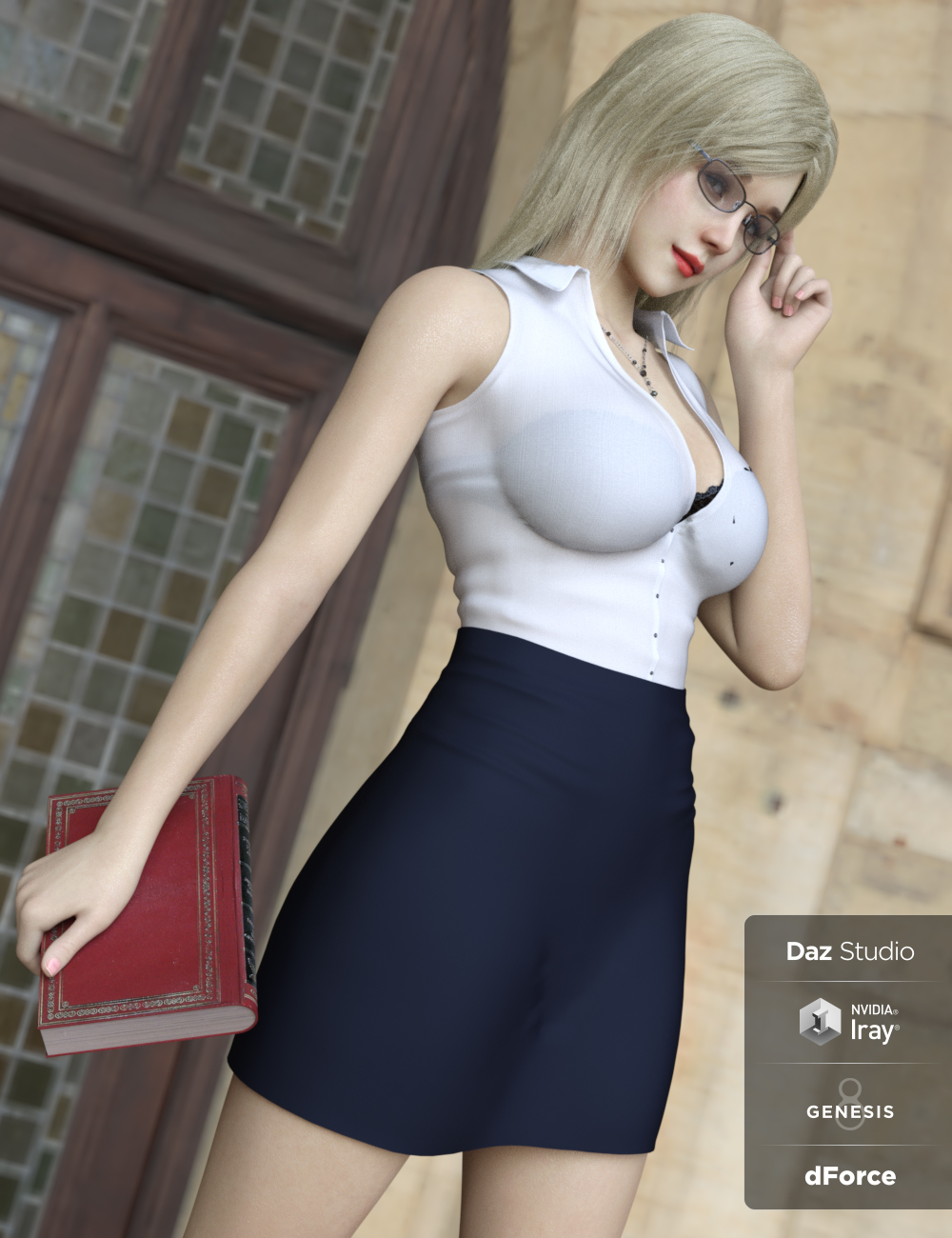 Keicy with Expressions, dForce Breasts and dForce Hair for Genesis 8 Female | Daz 3D