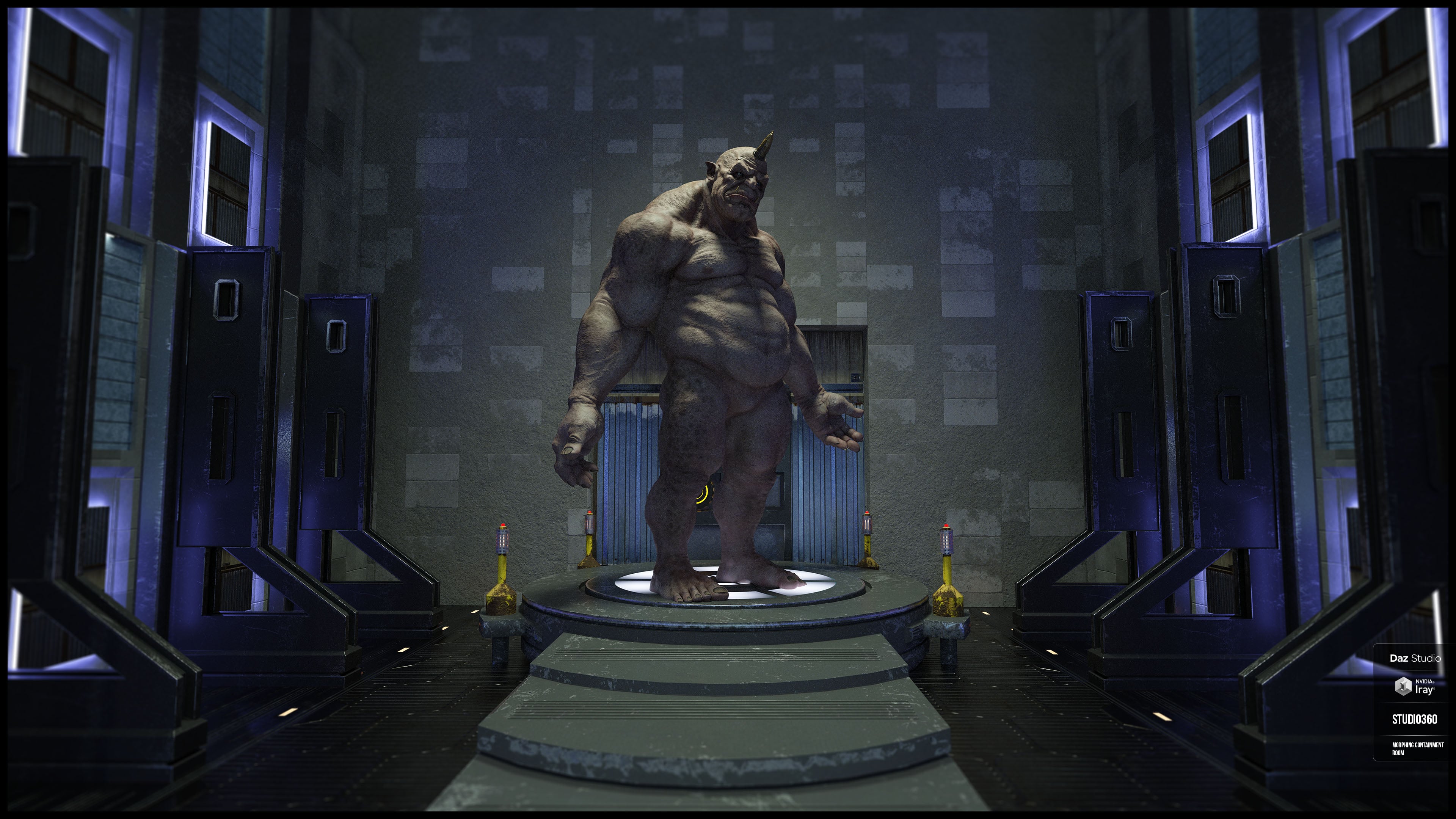 Morphing Containment Room | Daz 3D