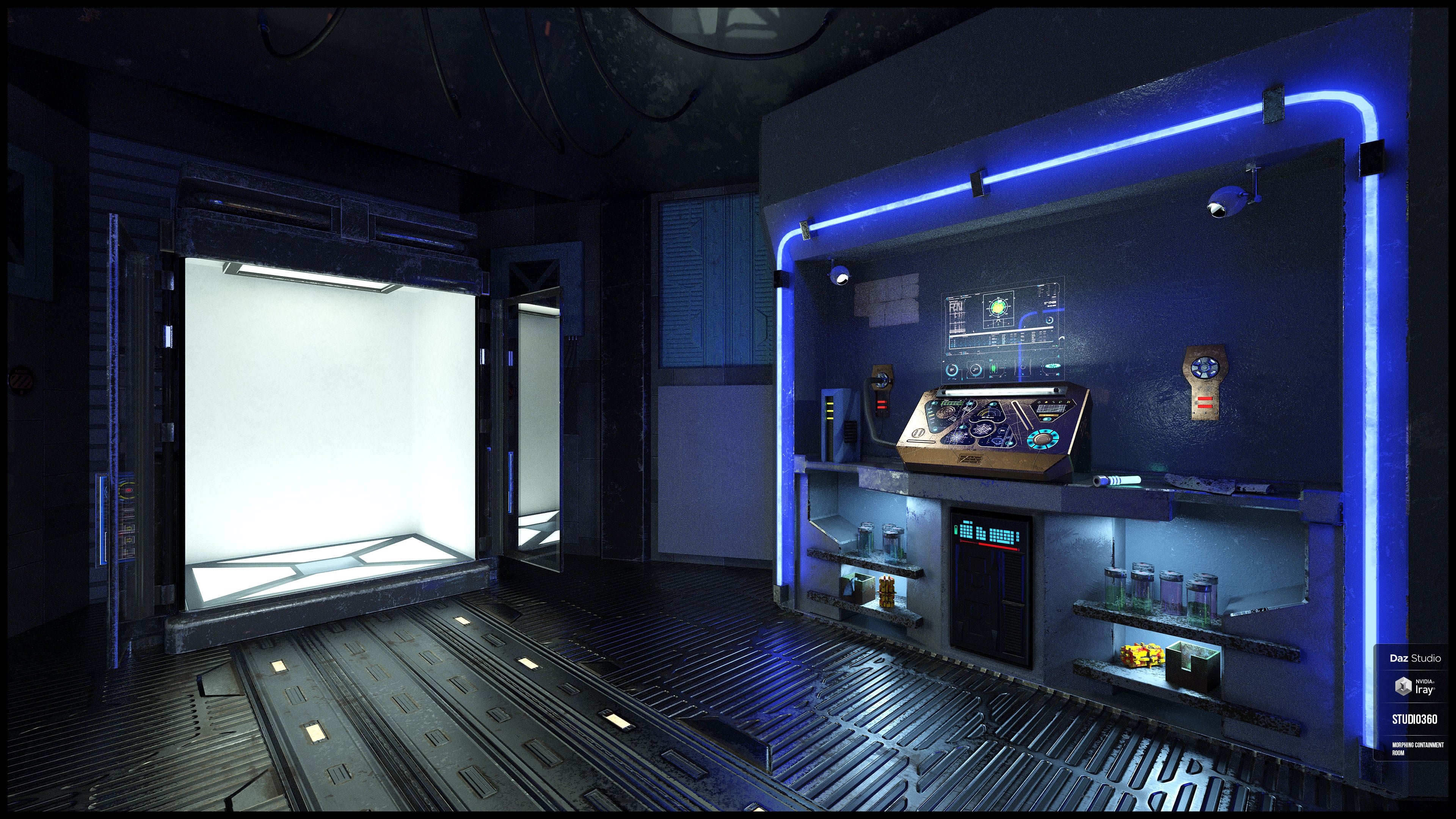 Morphing Containment Room | Daz 3D