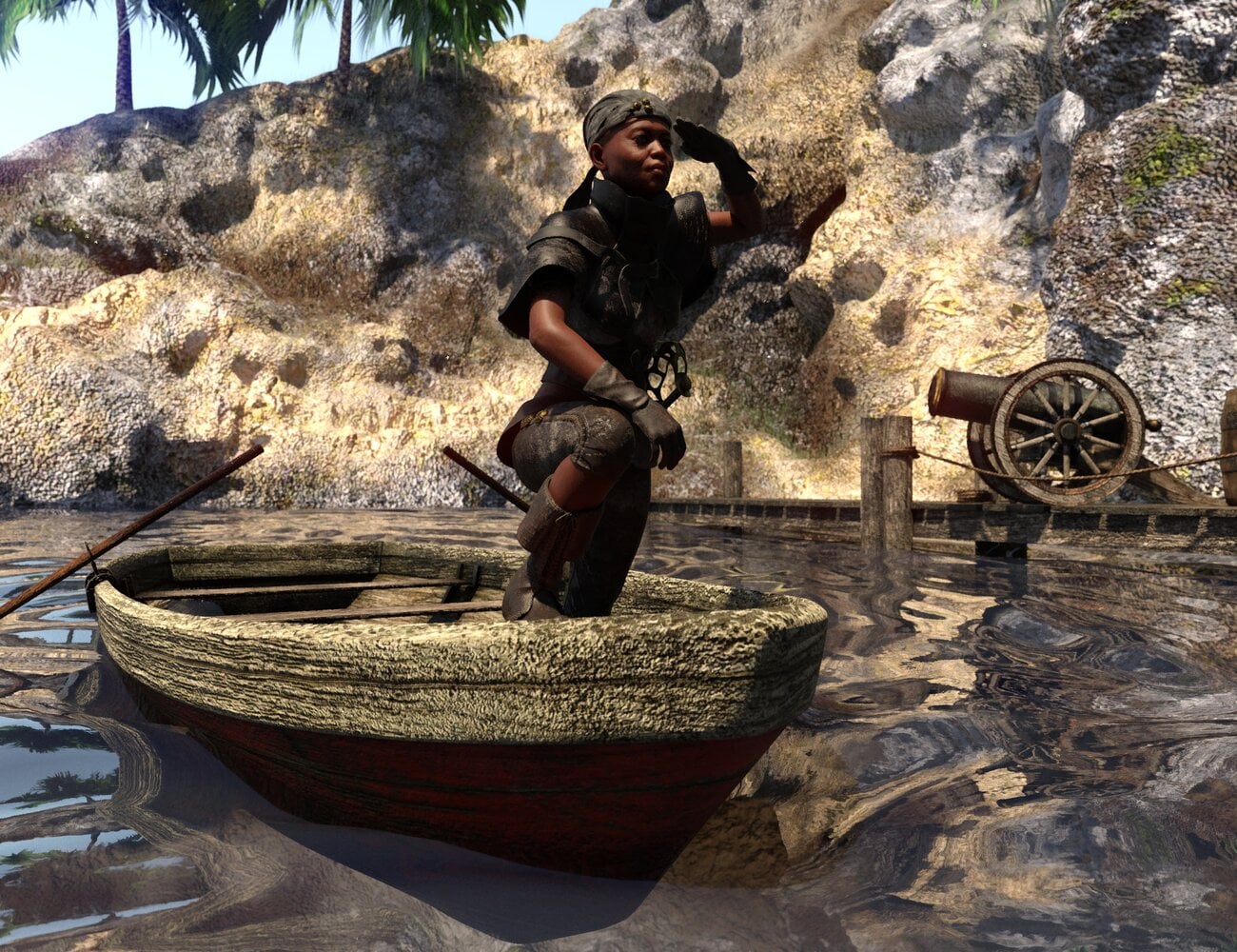 The Pirate's Cove Scene Kit with Props and Poses for Genesis 8 | Daz 3D