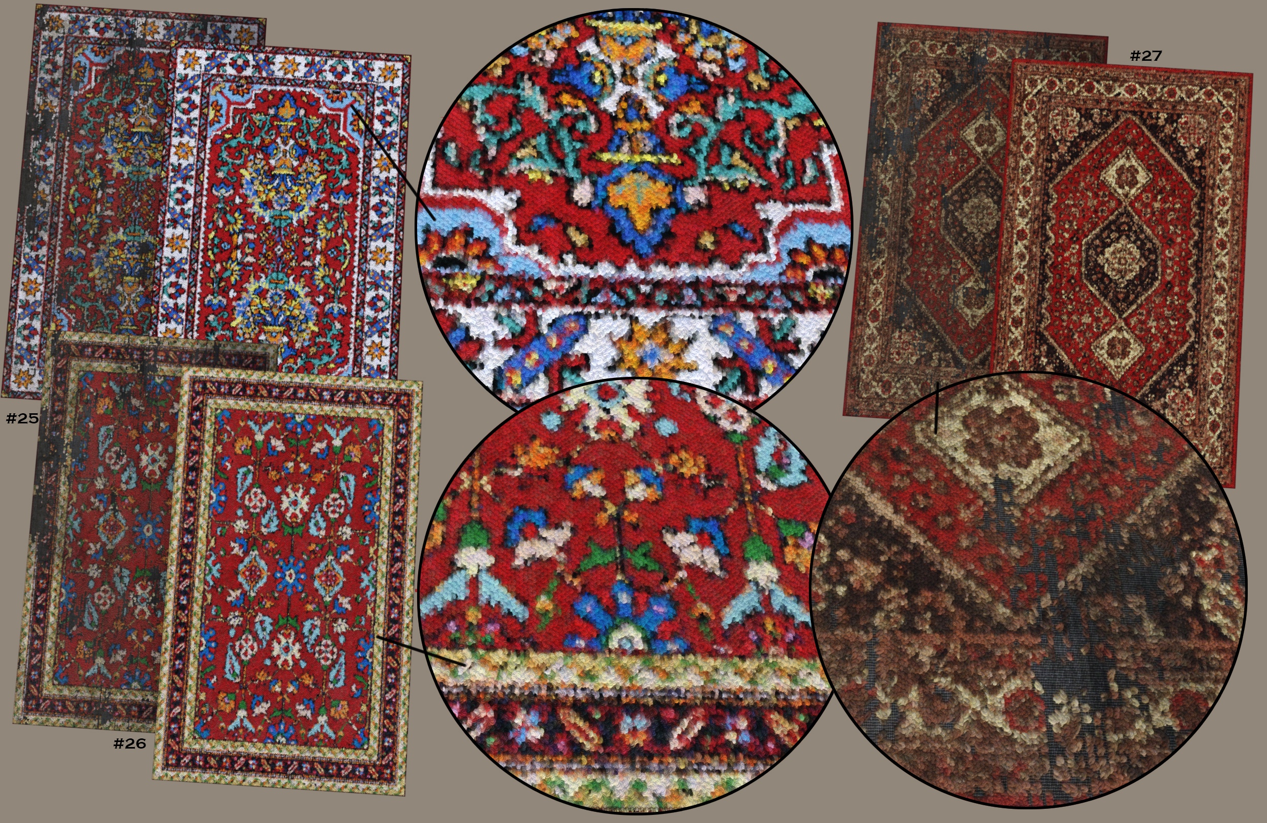 Carpet Shaders - Persian Rugs | Daz 3D