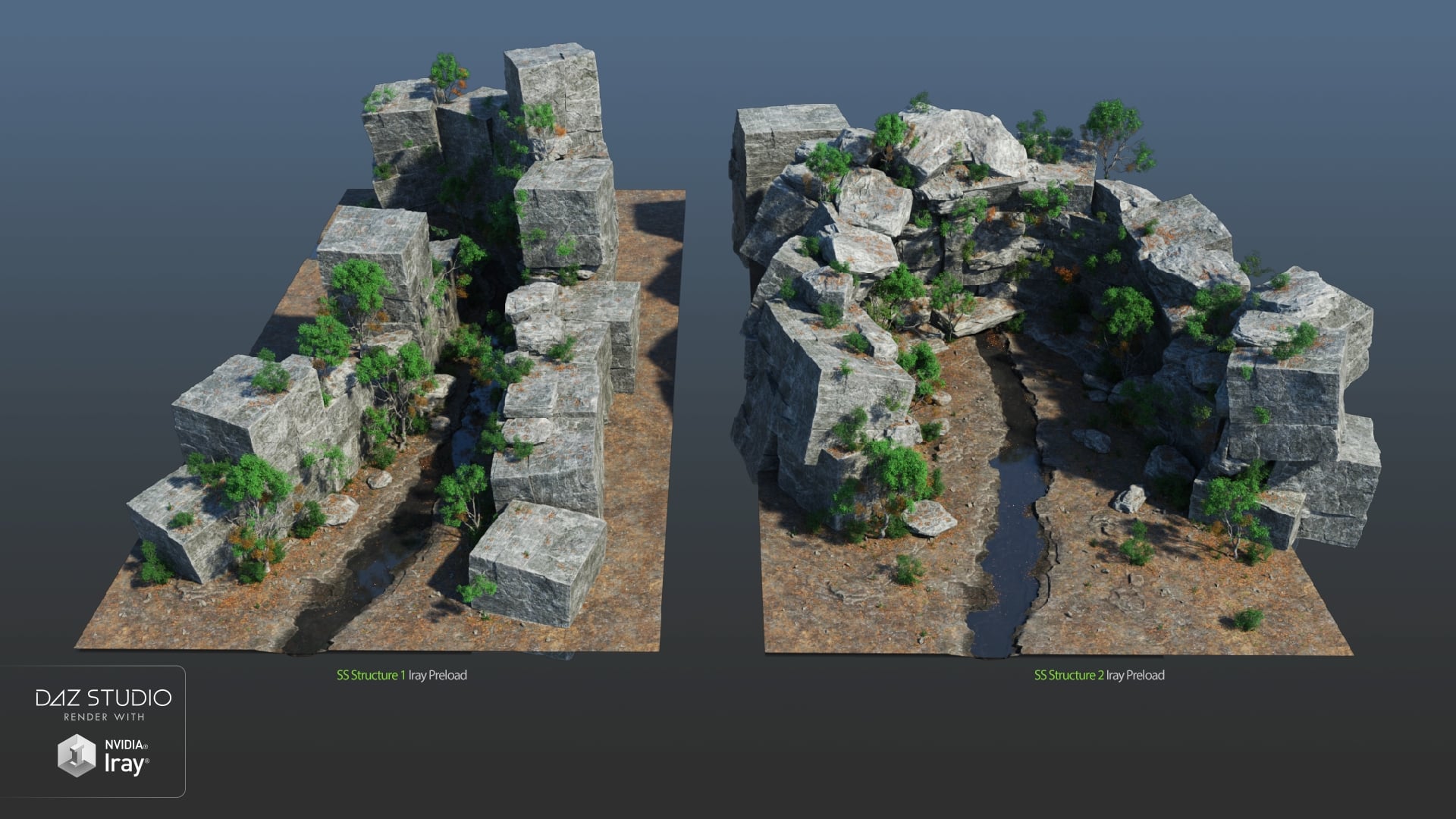 Stones and Structures | Daz 3D