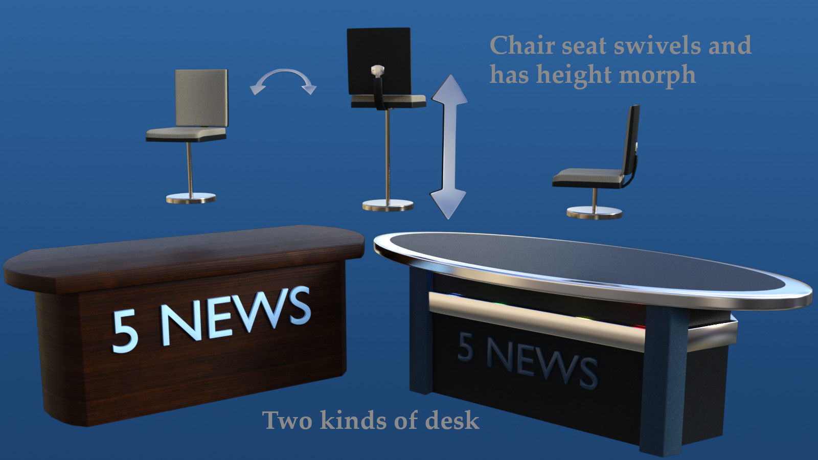 TV News Vignette | Daz 3D