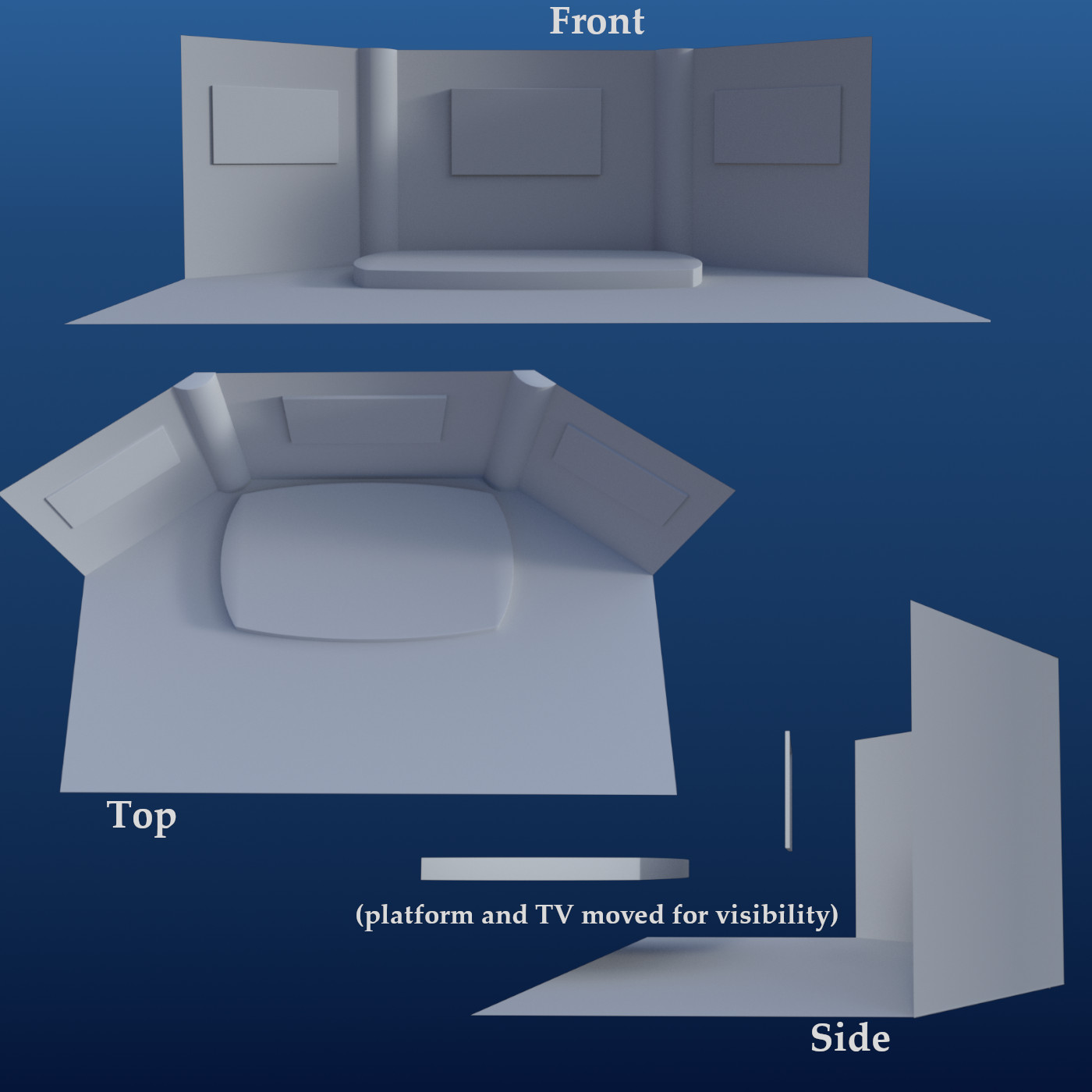 TV News Vignette | Daz 3D