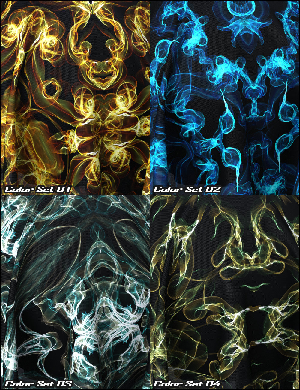 MMX Exotic Fabric Patterns 2 for Iray | Daz 3D