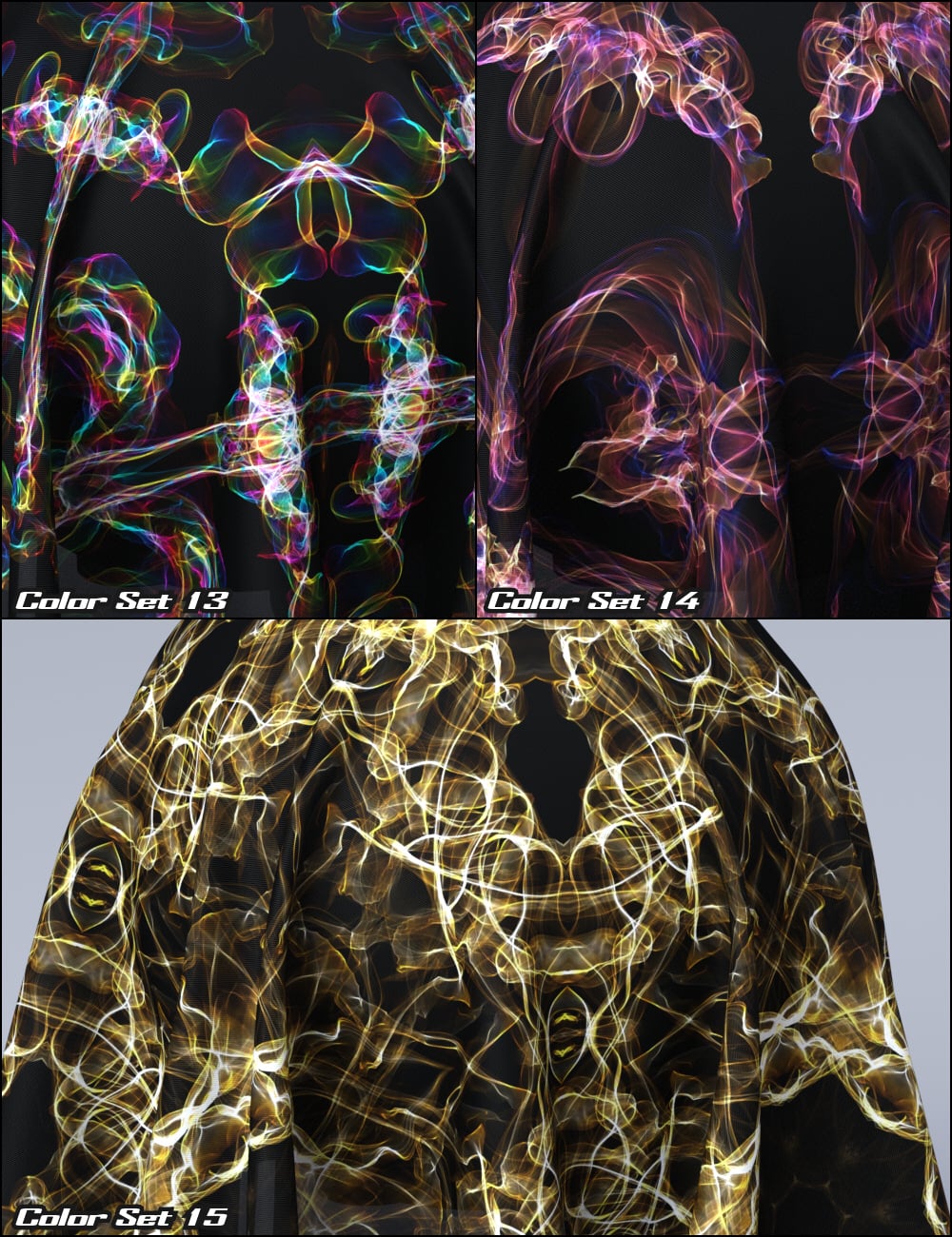 MMX Exotic Fabric Patterns 2 for Iray | Daz 3D