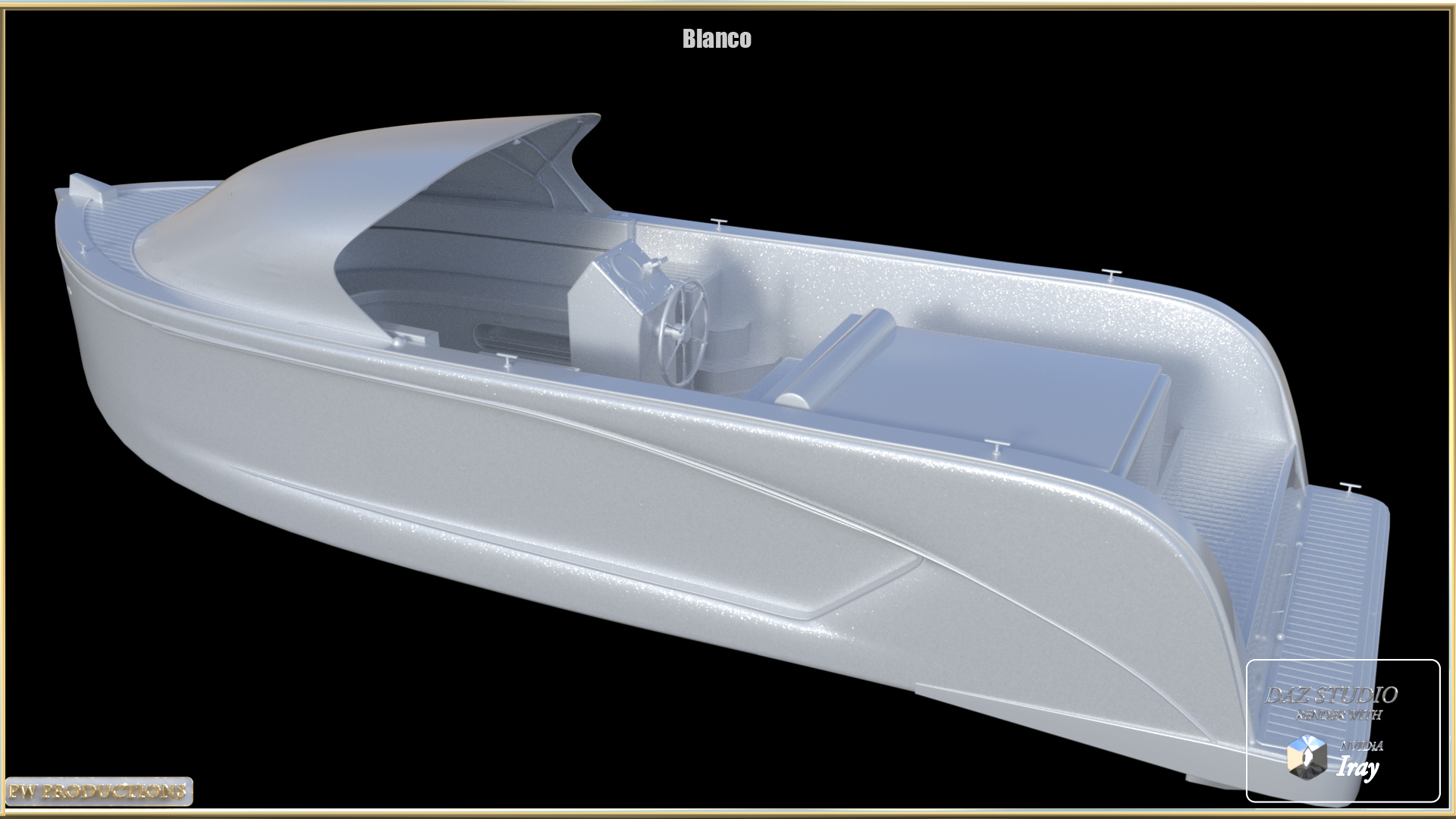 PW Motor Boat | Daz 3D