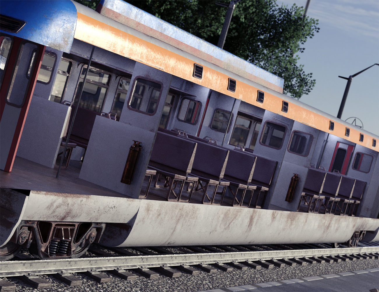Jet Powered Train | Daz 3D