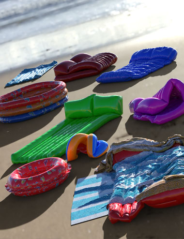 GNBD Pool Props | Daz 3D