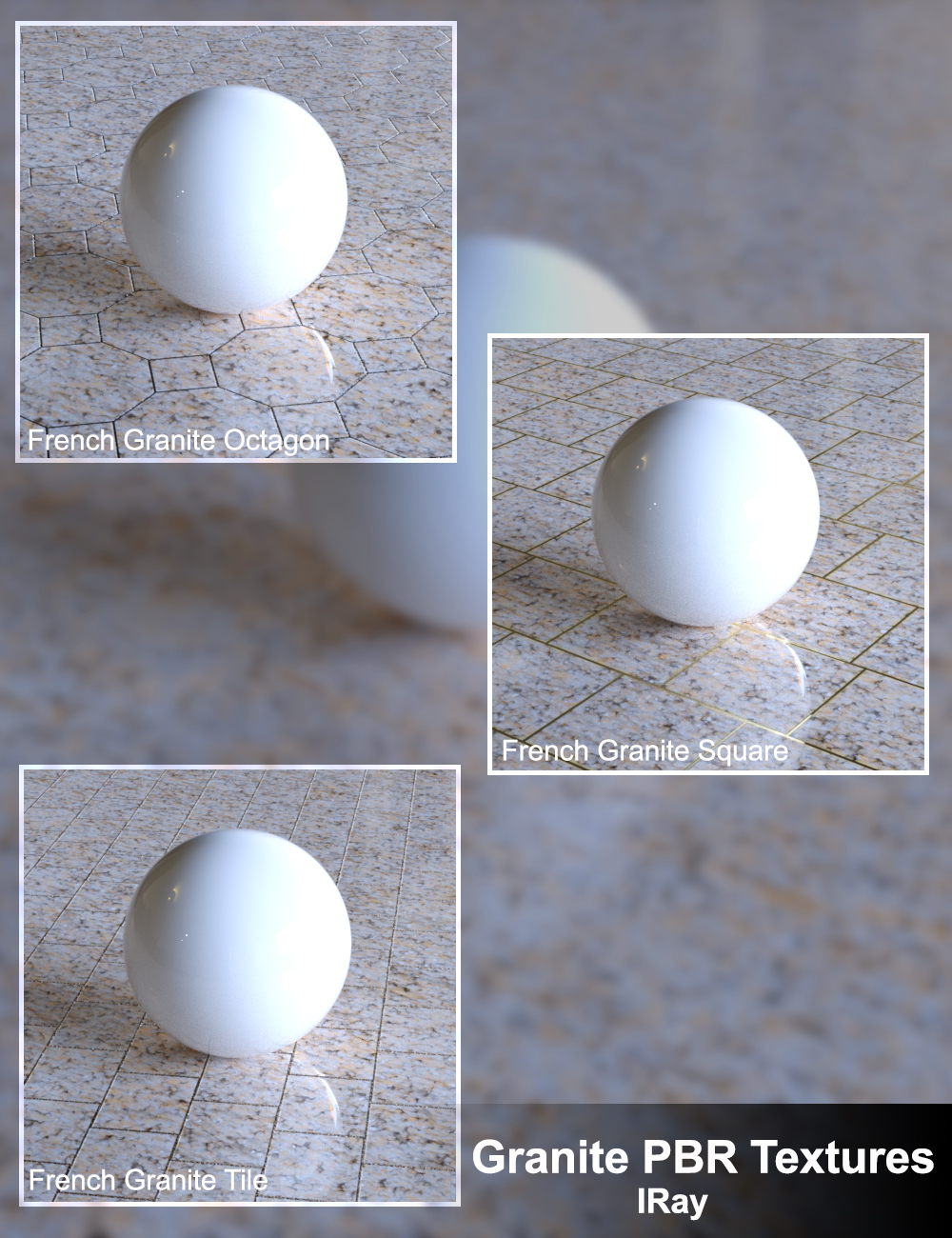 PBR Textures Pack 01 | Daz 3D