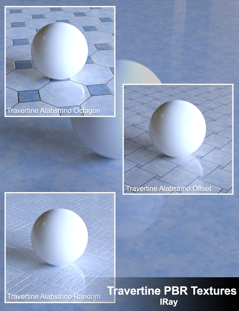 PBR Textures Pack 01 | Daz 3D