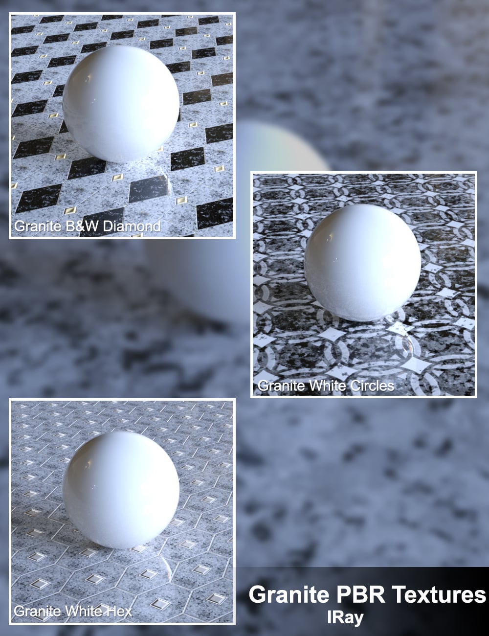 PBR Textures Pack 03 | Daz 3D
