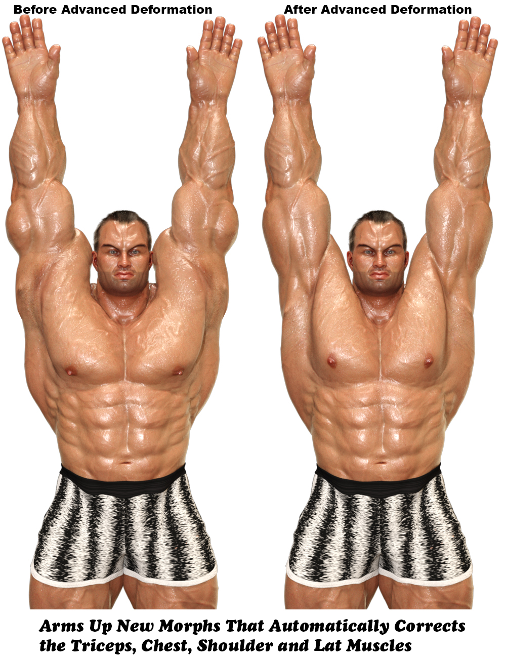 SWOLE for Genesis 8 Male: Hercules - Advanced Muscle Deformation | Daz 3D