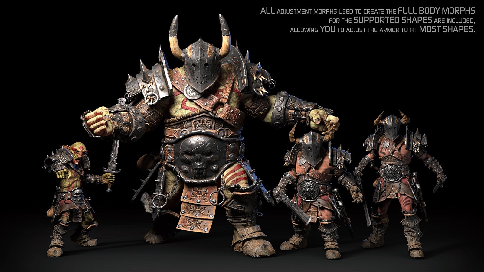 STF Bone Breaker Armor for Genesis 8 Male(s) | Daz 3D