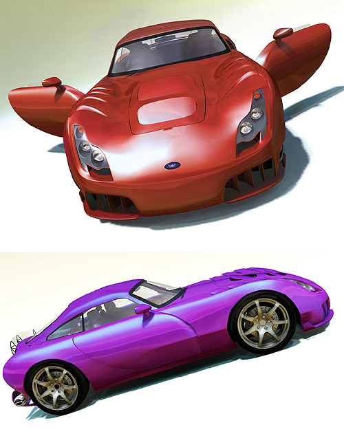 Predator Sports Car | Daz 3D