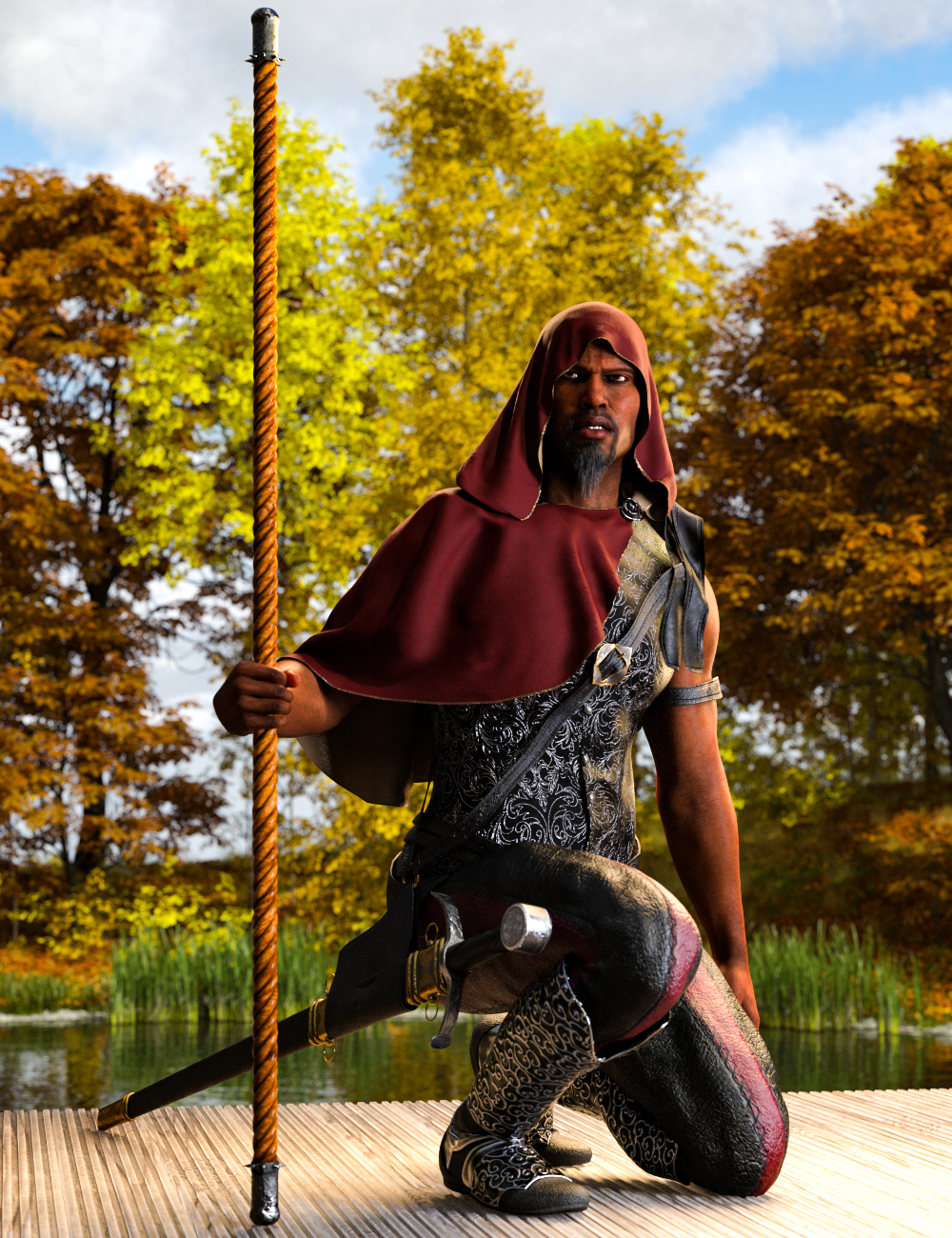 Melee Strike Poses Expressions and Prop for Genesis 8 | Daz 3D