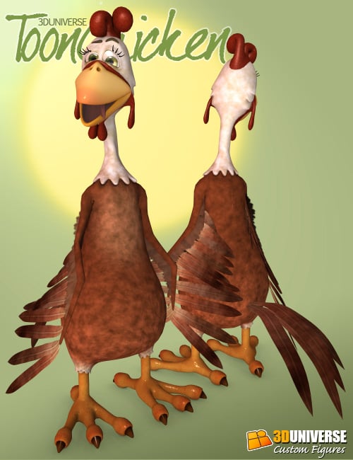 3D Universe Toon Chicken | Daz 3D