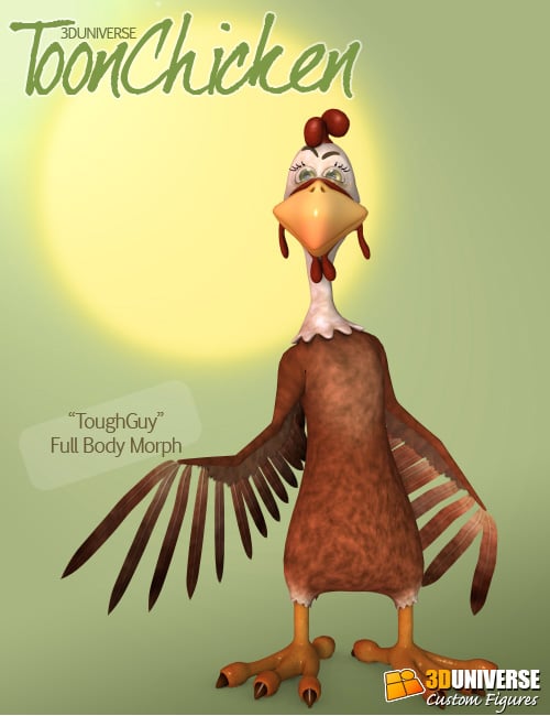 3D Universe Toon Chicken | Daz 3D