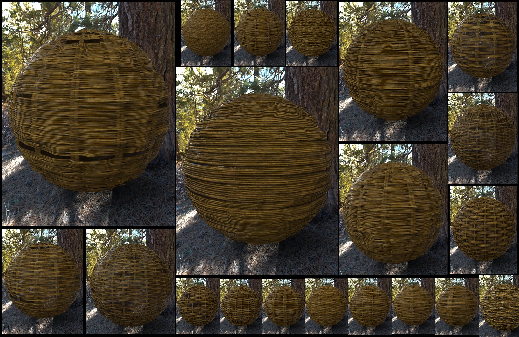 Rattan Iray Shaders | Daz 3D