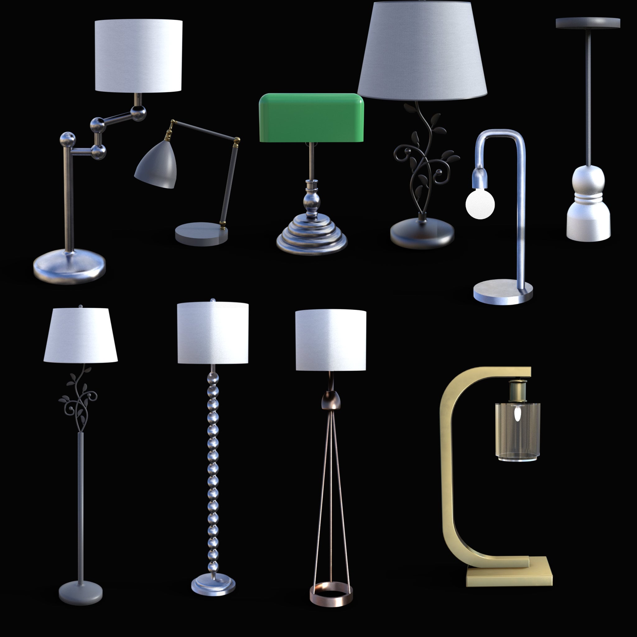FG Decor and Lighting Pack | Daz 3D