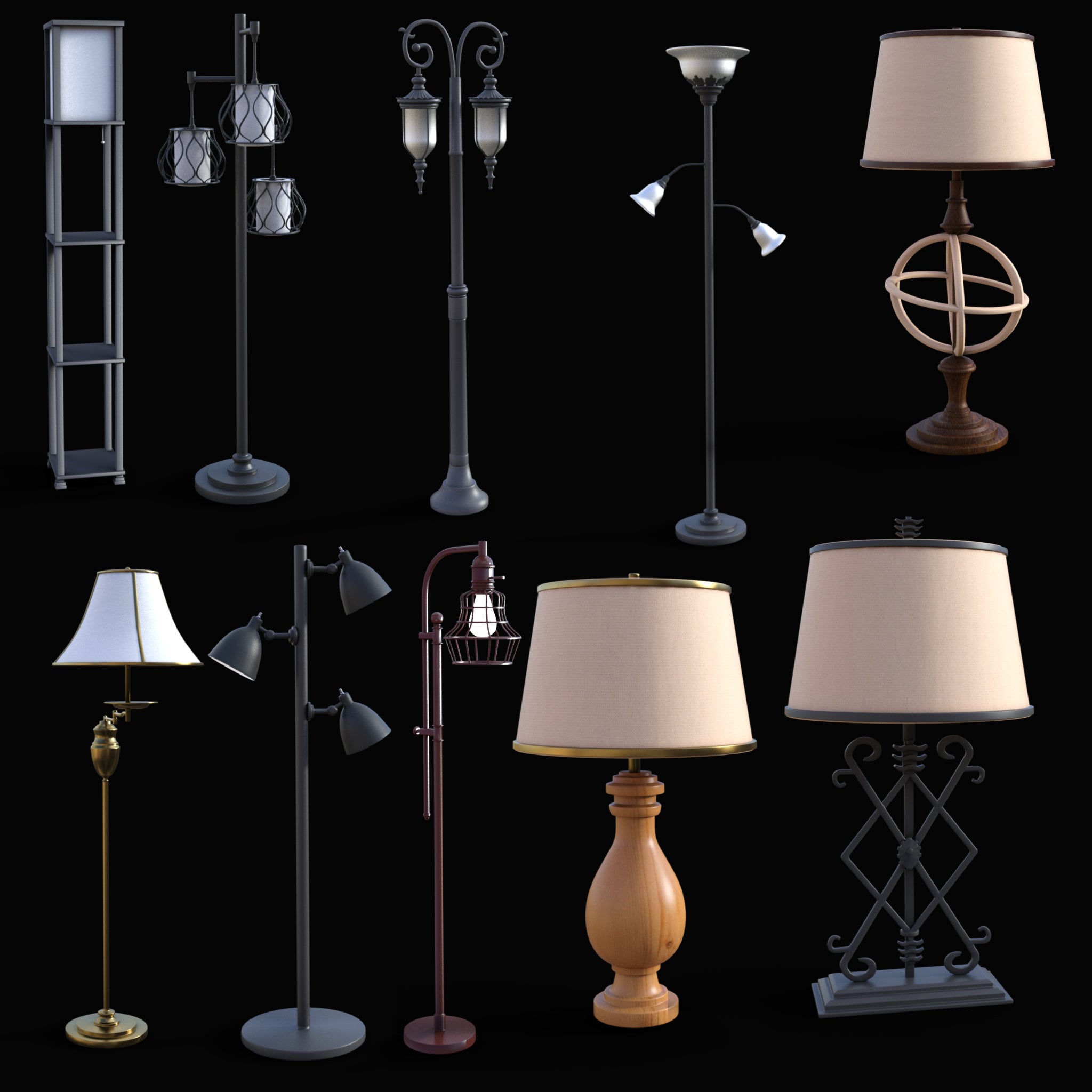 FG Decor and Lighting Pack | Daz 3D