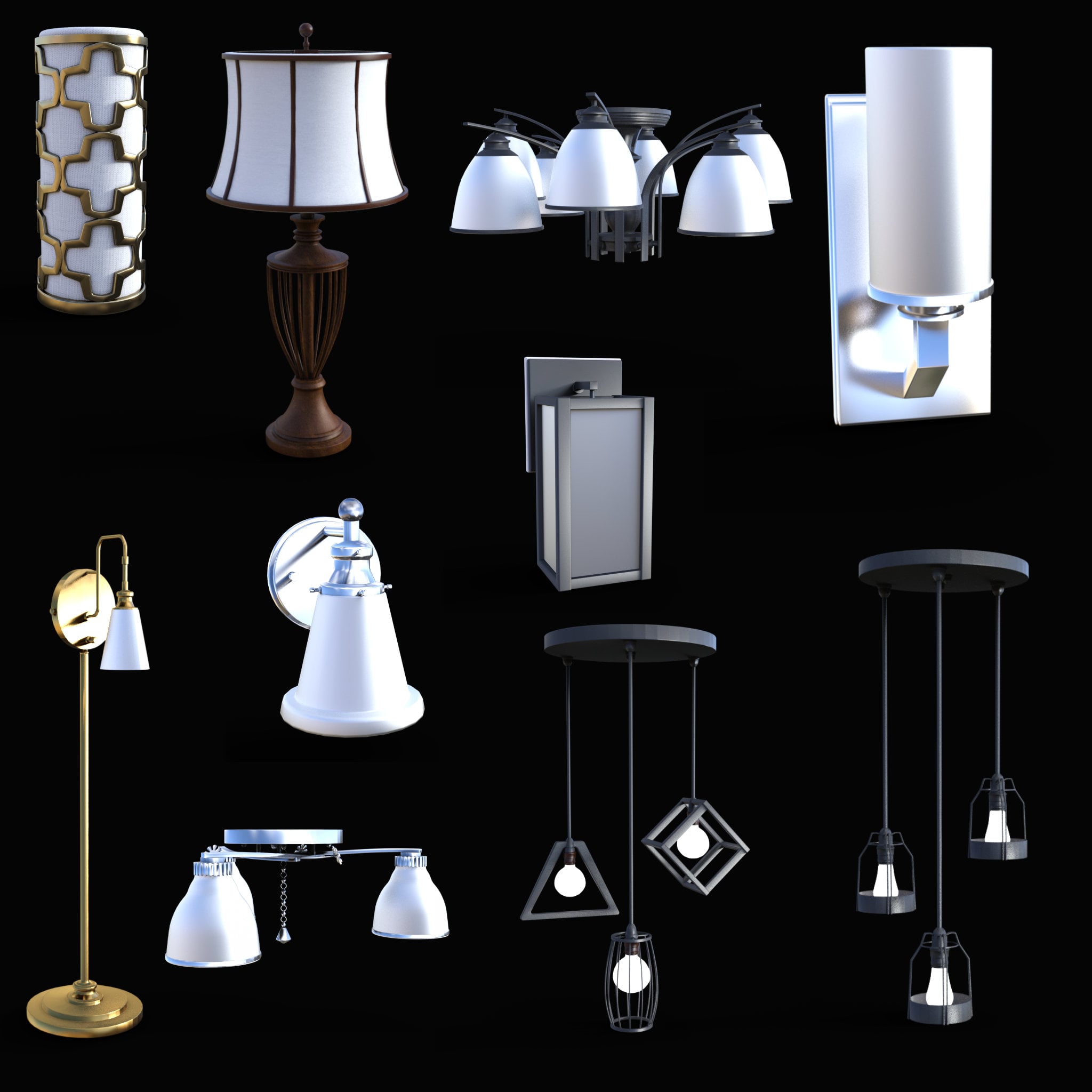 FG Decor and Lighting Pack | Daz 3D