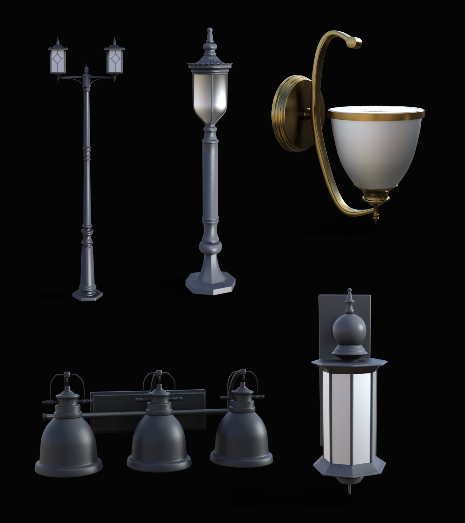 FG Decor and Lighting Pack | Daz 3D