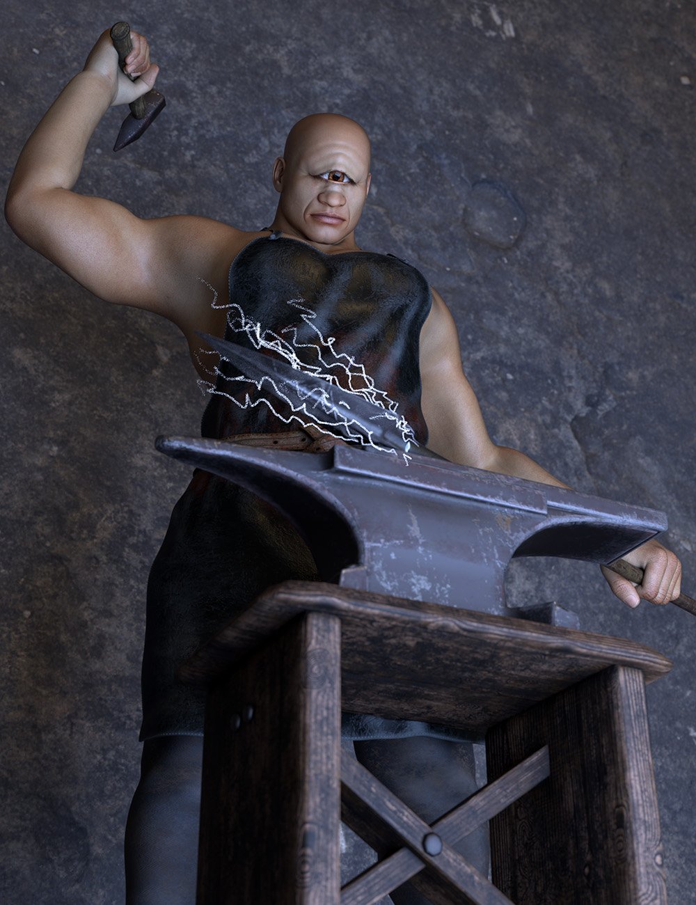 Chthonian Cyclops for Genesis 8 Male | Daz 3D