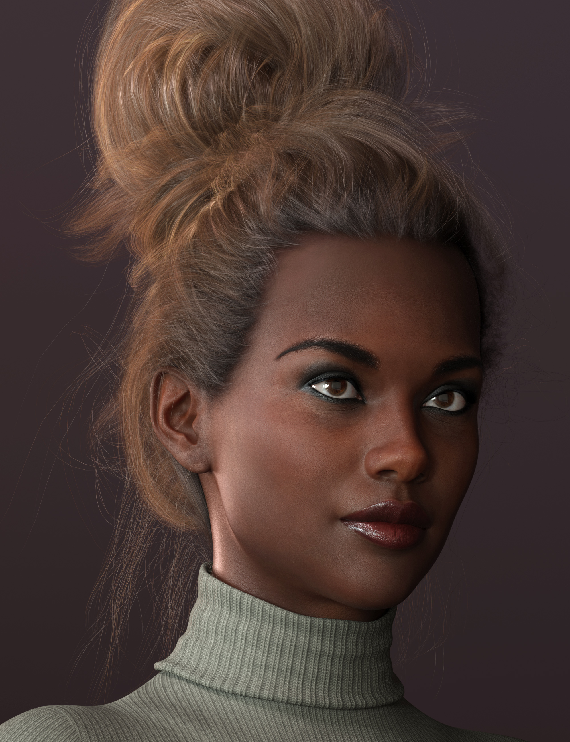 Everyday Updo 2 Hair for Genesis 3 and 8 | Daz 3D