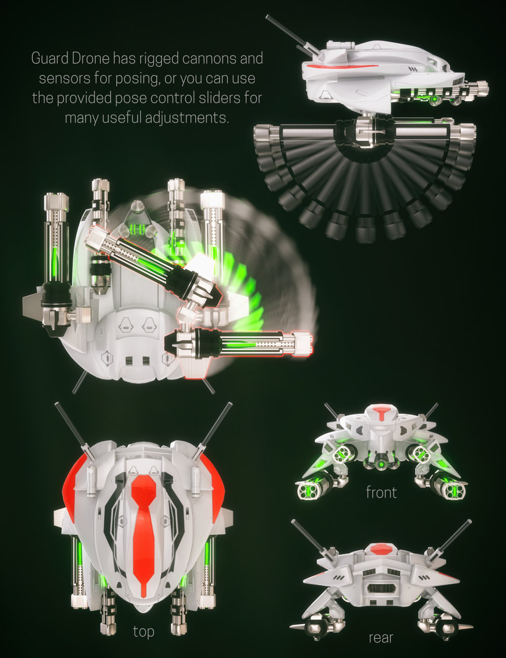 Guard Drone | Daz 3D