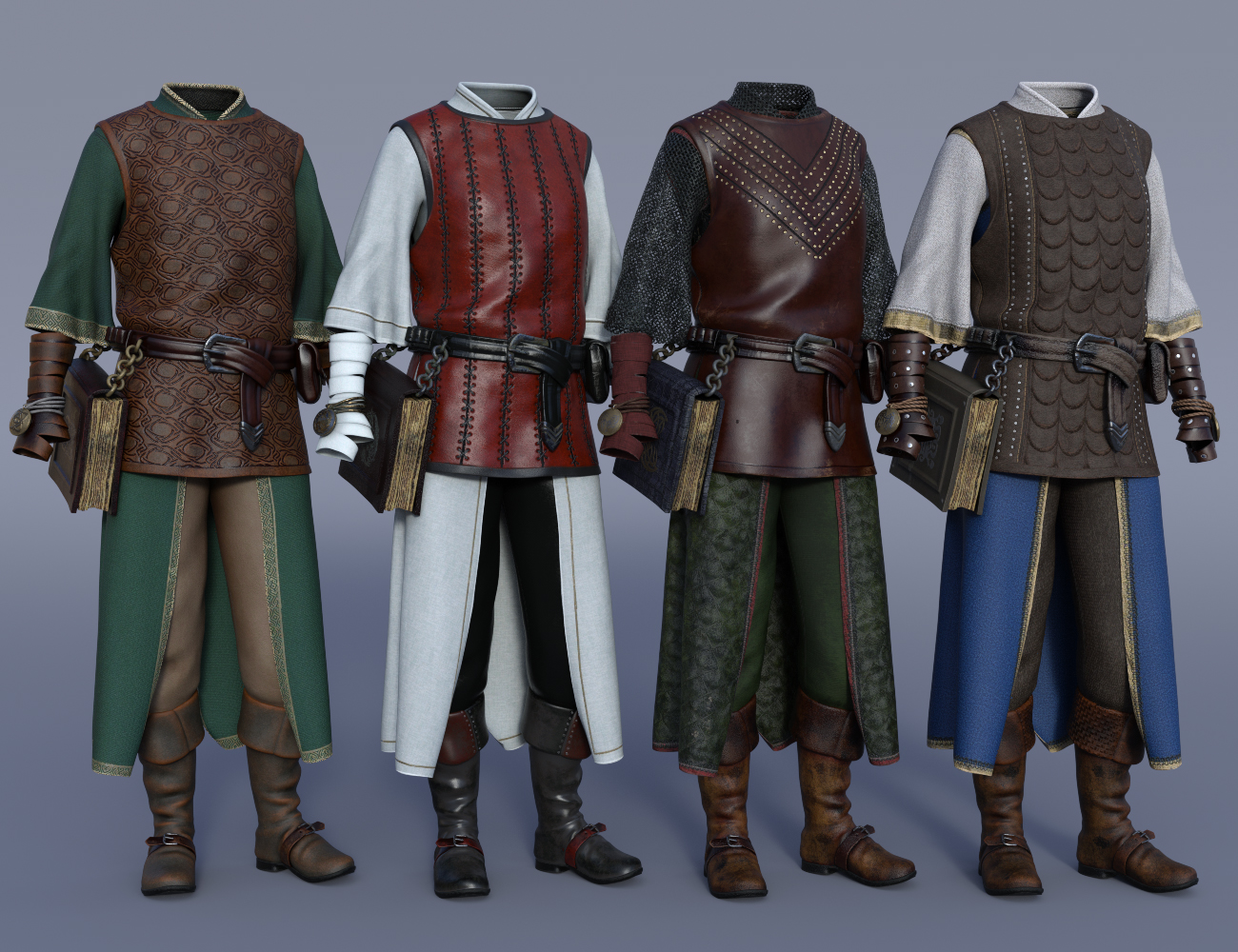dForce Cleric Outfit Textures | Daz 3D