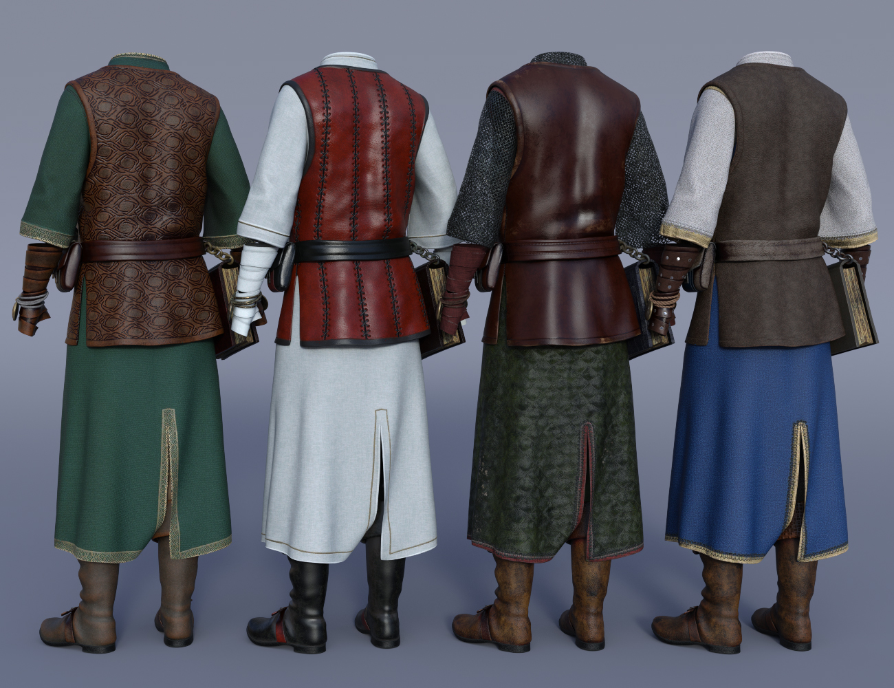 dForce Cleric Outfit Textures | Daz 3D
