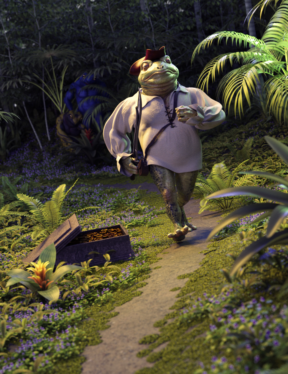 FF's A Frog's Life Poses for Bullwarg HD | Daz 3D